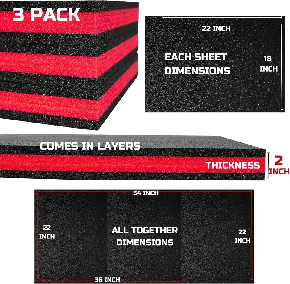 Tool Box Foam Inserts for Cases Polyethylene Foam Sheets Toolbox Foam ...