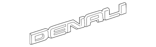 GM OEM 11-20 Acadia Pick Up Box Exterior Trim-Nameplate 20930232 | eBay