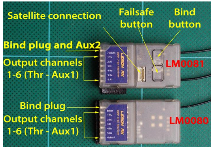 Lemon Rx DSMP DSM2 DSMX Compatible 6-CH Receiver | eBay