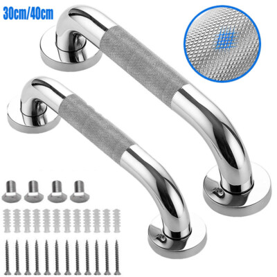 Anti Slip Safety Grab Bar Handle Chrome Stainless Steel Bath Shower ...