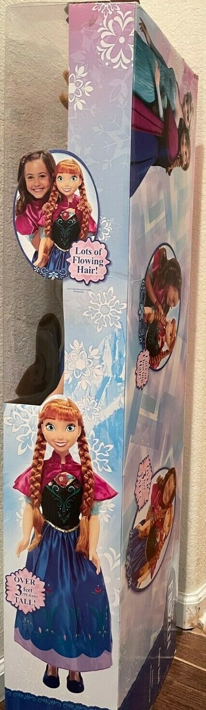 Disney Frozen My Size Anna 38" Life Size Anna Type Doll over 3 feet NEW ...