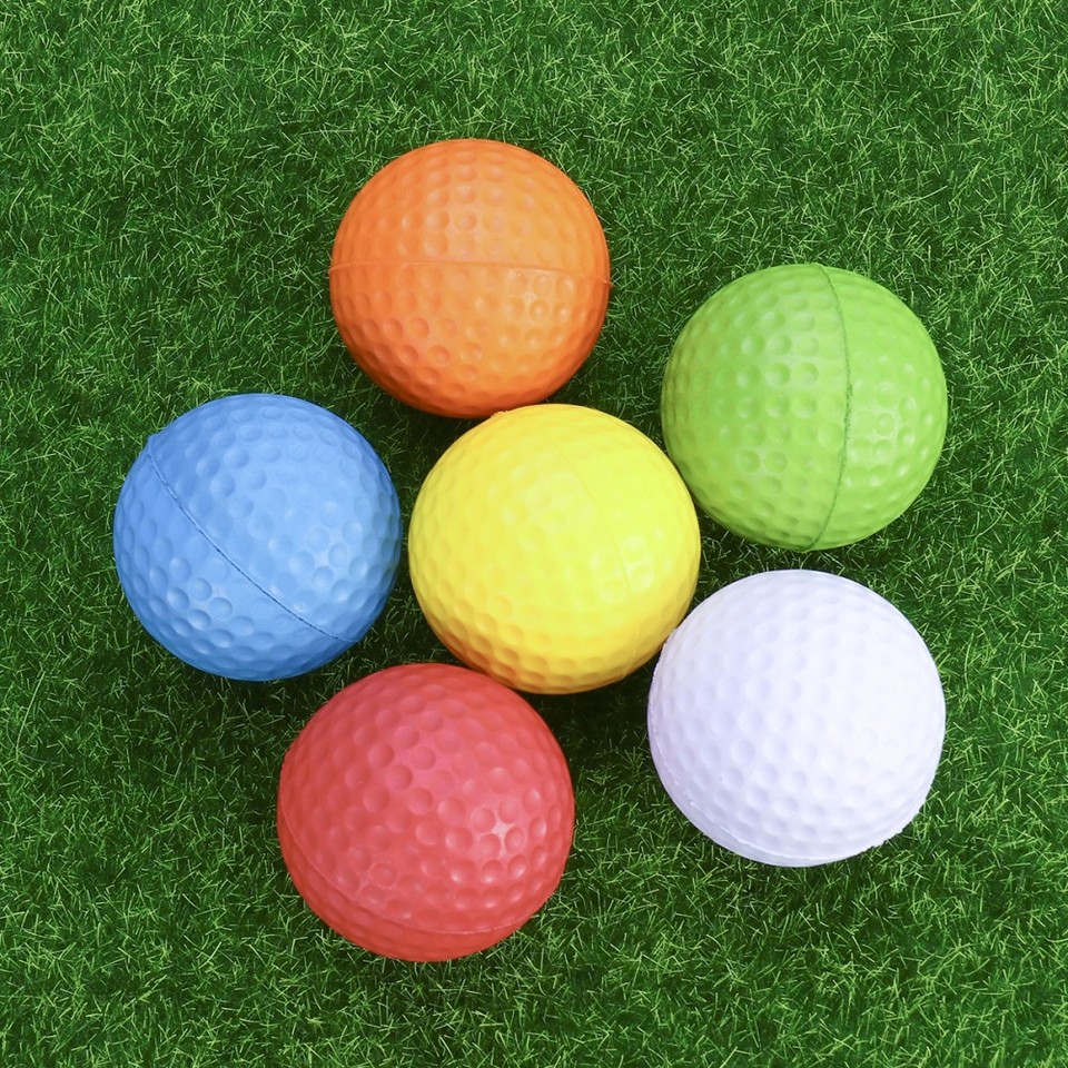 6 Pcs Mini Golf Balls for Kids Training Indoor Practice Toy | eBay
