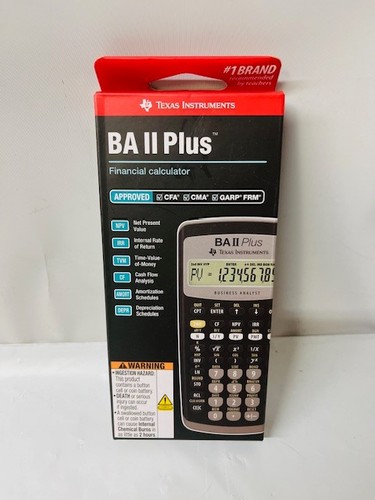 Texas Instruments BA II Plus Financial Calculator- NEW | eBay