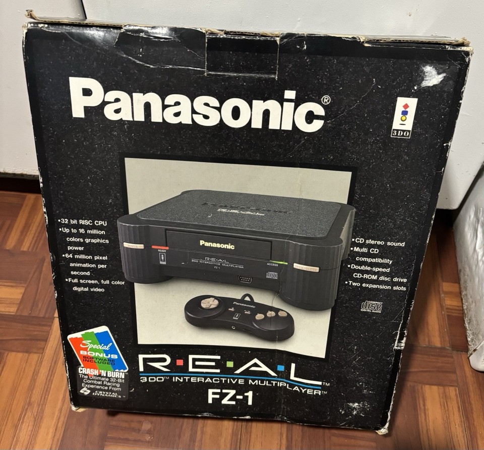 Retro Panasonic REAL L 3DO Interactive Multiplayer Console Complete In ...
