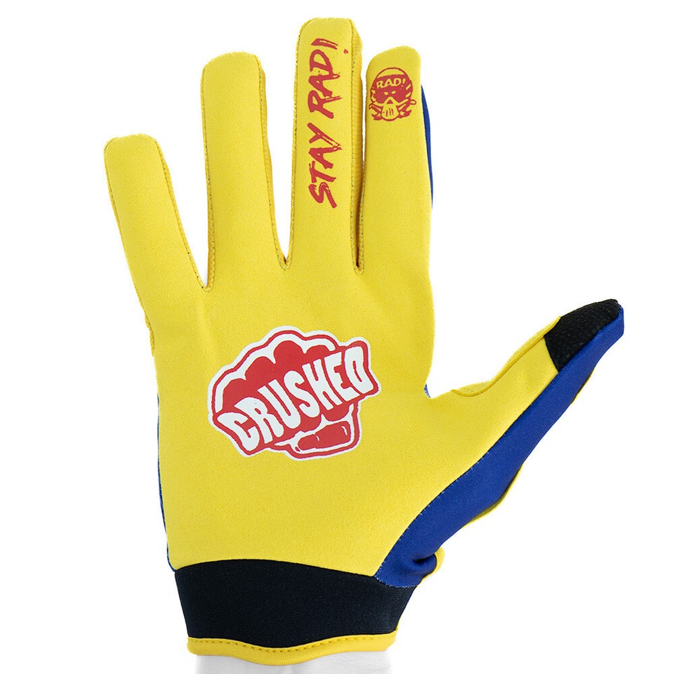 Crushed BMX Certified Rad Radical Rick Bike Life Glove XLarge | eBay
