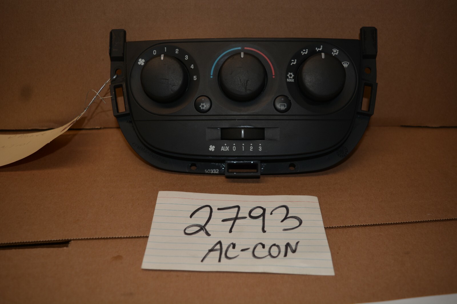05 06 07 08 Chevrolet Uplander AC and Heater Control Used Stock #2793 ...