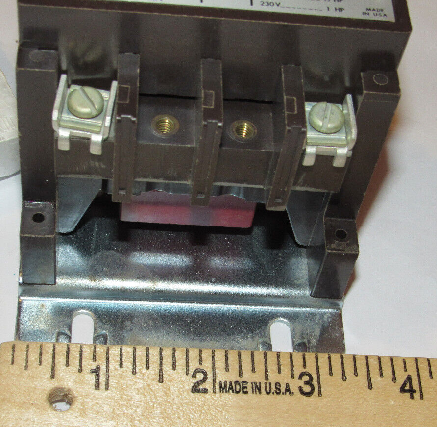 N0S CUTLER-HAMMER C10 AN20A CONTACTOR! 120V, NEMA 00, 2 POLE, SERIES A1 ...