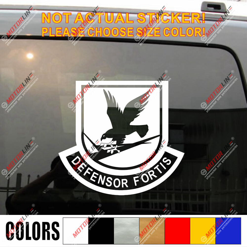 Air Force Security Forces Defensor Fortis Beret Flash Decal Sticker | eBay