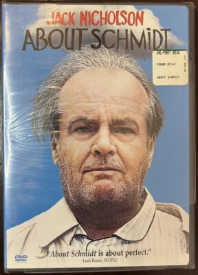 About Schmidt DVD Movie Jack Nicholson Brand New Sealed Fast Shipping ...