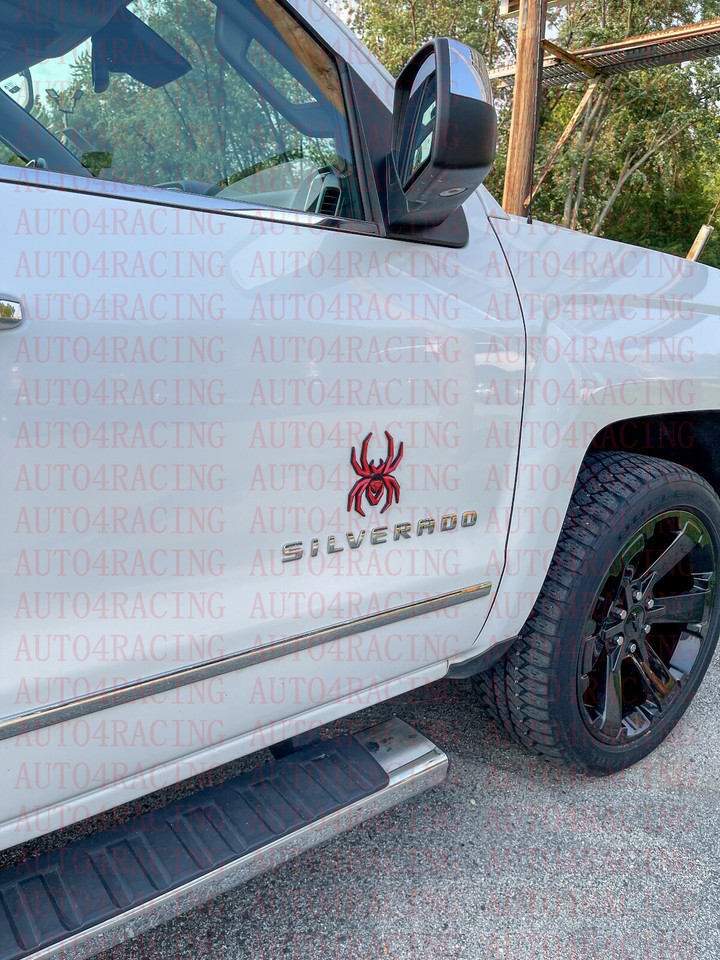 Red Black Spider emblem Fit Jeep Grand Cherokee Wrangler Gladiator ...