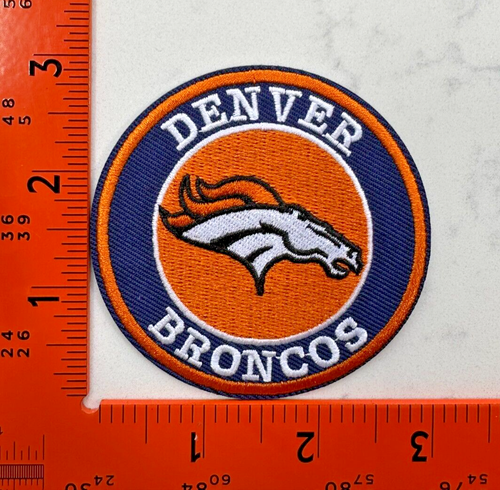 Denver Broncos Embroidered Iron-On Patch NFL Football Badge Applique | eBay