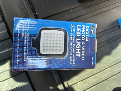 vidpro digital photo and video led light. led--36x | eBay