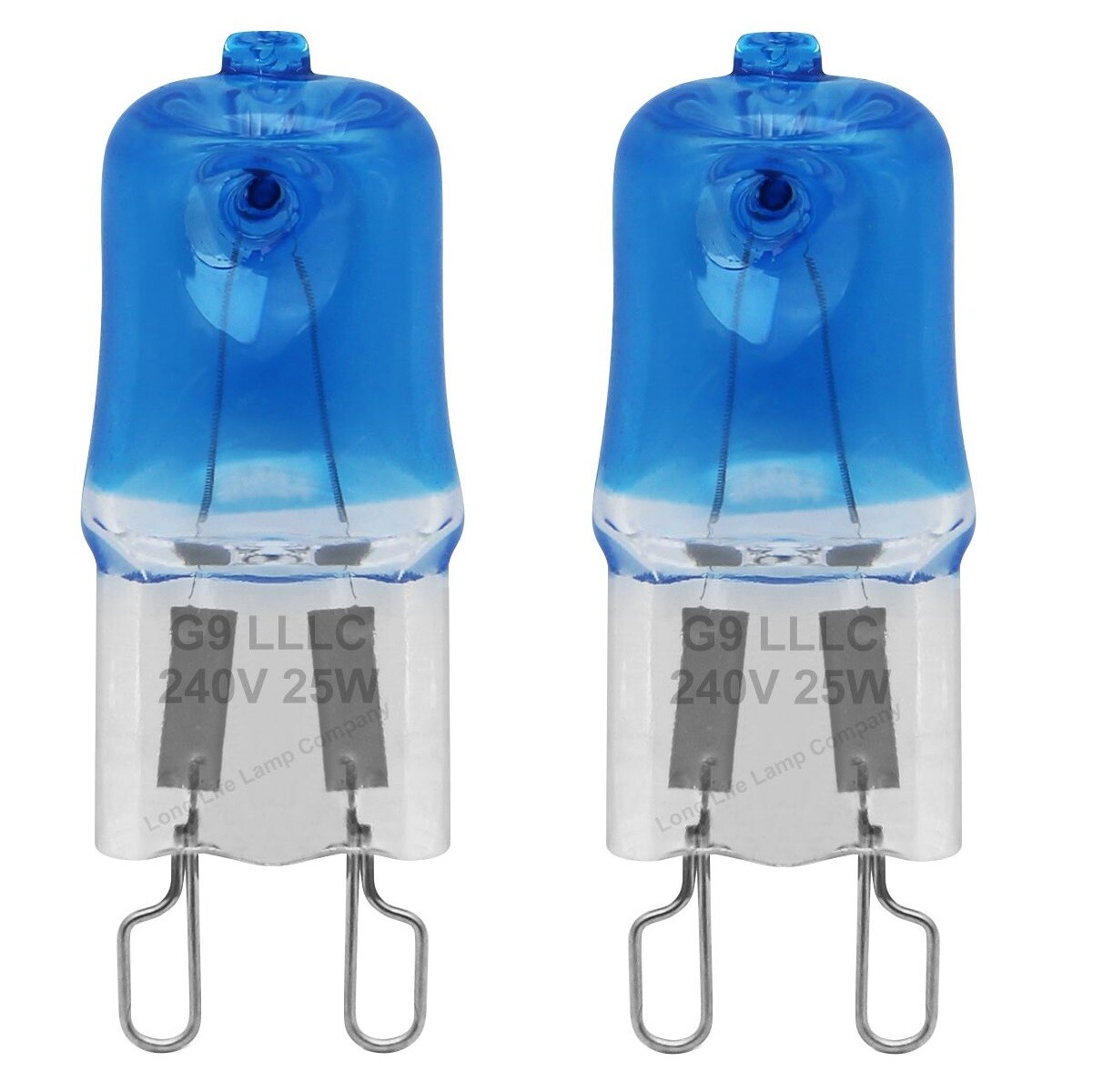 2 x G9 25w white Light Halogen Lamps Light Bulbs Capsules 4500k blue G9 ...