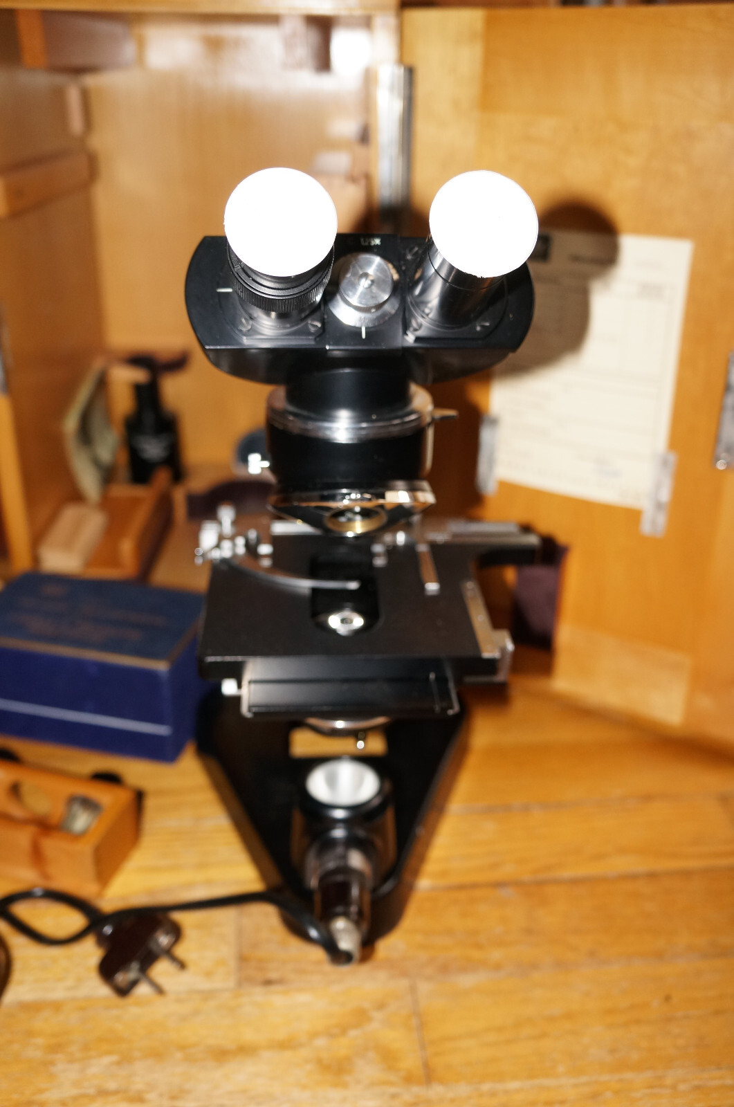 Ernst Leitz Wetzlar Germany Ortholux Binocular Microscope-NO Ship ...