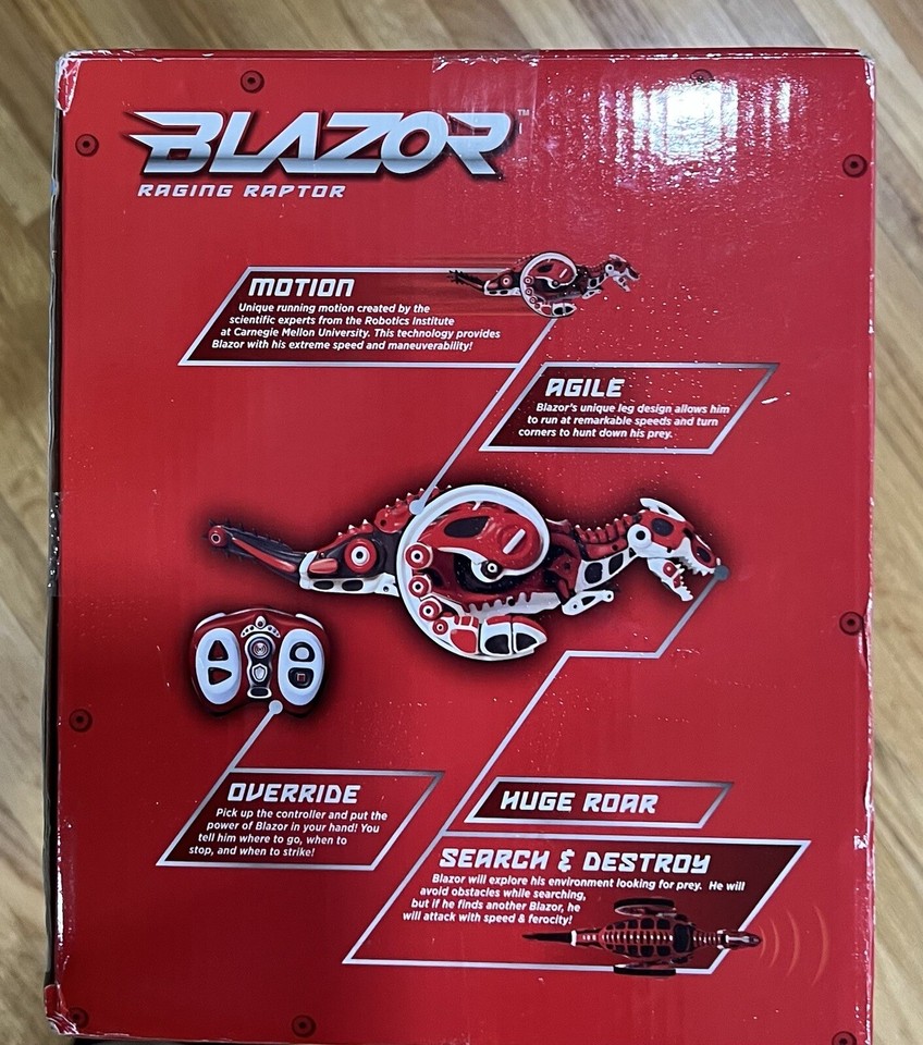 Bossa Nova Robotics BLAZOR Raging Raptor Dinosaur | eBay