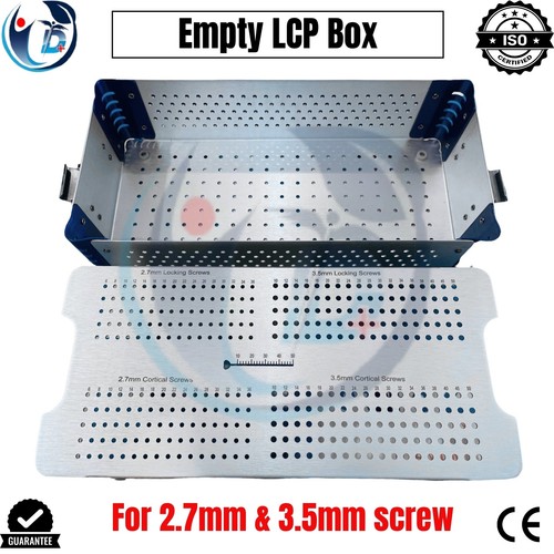Orthopedic combo of Empty LCP Box For 2.7mm & 3.5mm Locking and ...