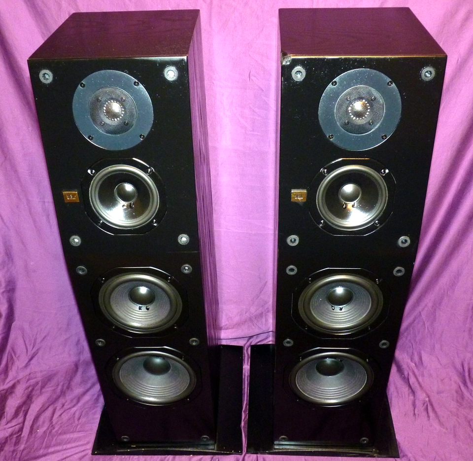 SWEET & CLEAR! JBL LS-5 3-WAY 4-DRIVER TOWER SPEAKERS! | eBay