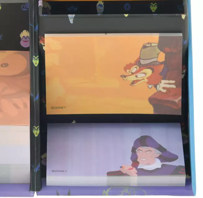 Disney Sticky Notes and Memo Pad with Pen Stand DISNEY VILLAINS | eBay