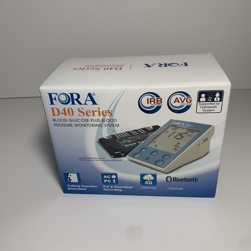 FORA D40g New Blood Glucose Plus Blood Pressure Monitoring System ...