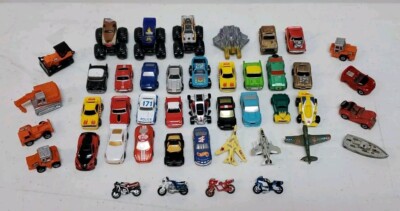 Micro Machine Lot of 42 Cars, Trucks, Planes & Bikes - Galoob, FunRise ...