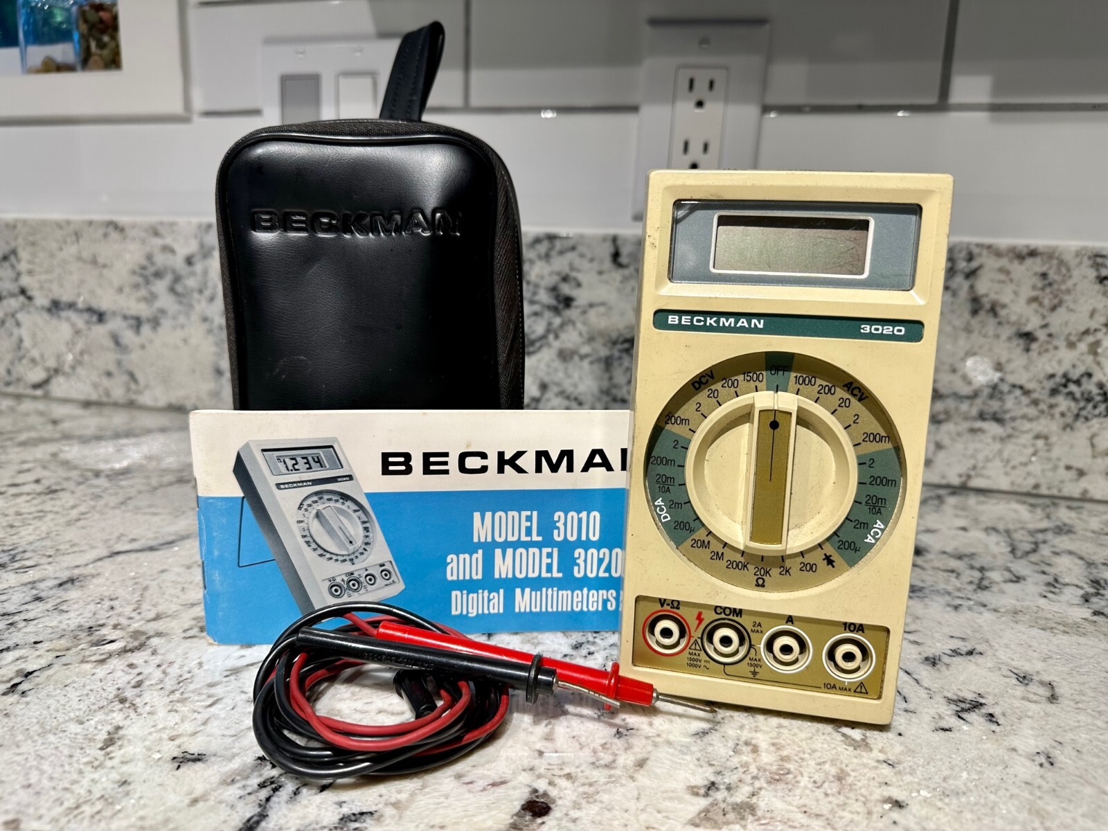 Vintage Beckman 3020 Industrial Digital Multimeter DMM Unit Only for ...