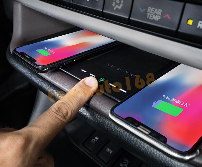 Black Car Mobile Phone Wireless Charger Assembly For Toyota Highlander ...