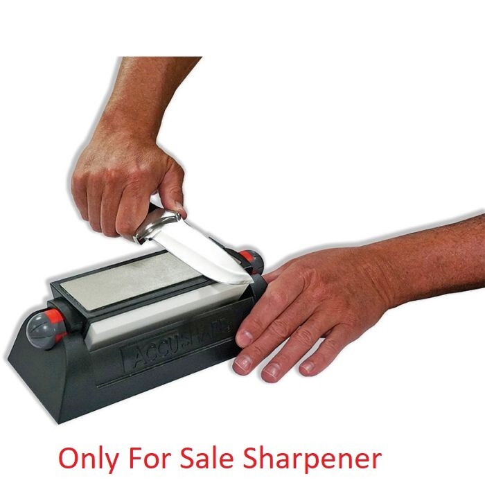 AccuSharp Tri-Stone Sharpening System Coarse Medium Fine Angle Guide ...