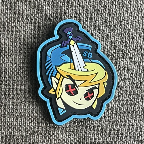 Castle x Grayscale Smashed Brothers Gear Blue Link EDC PVC Pouch Patch ...