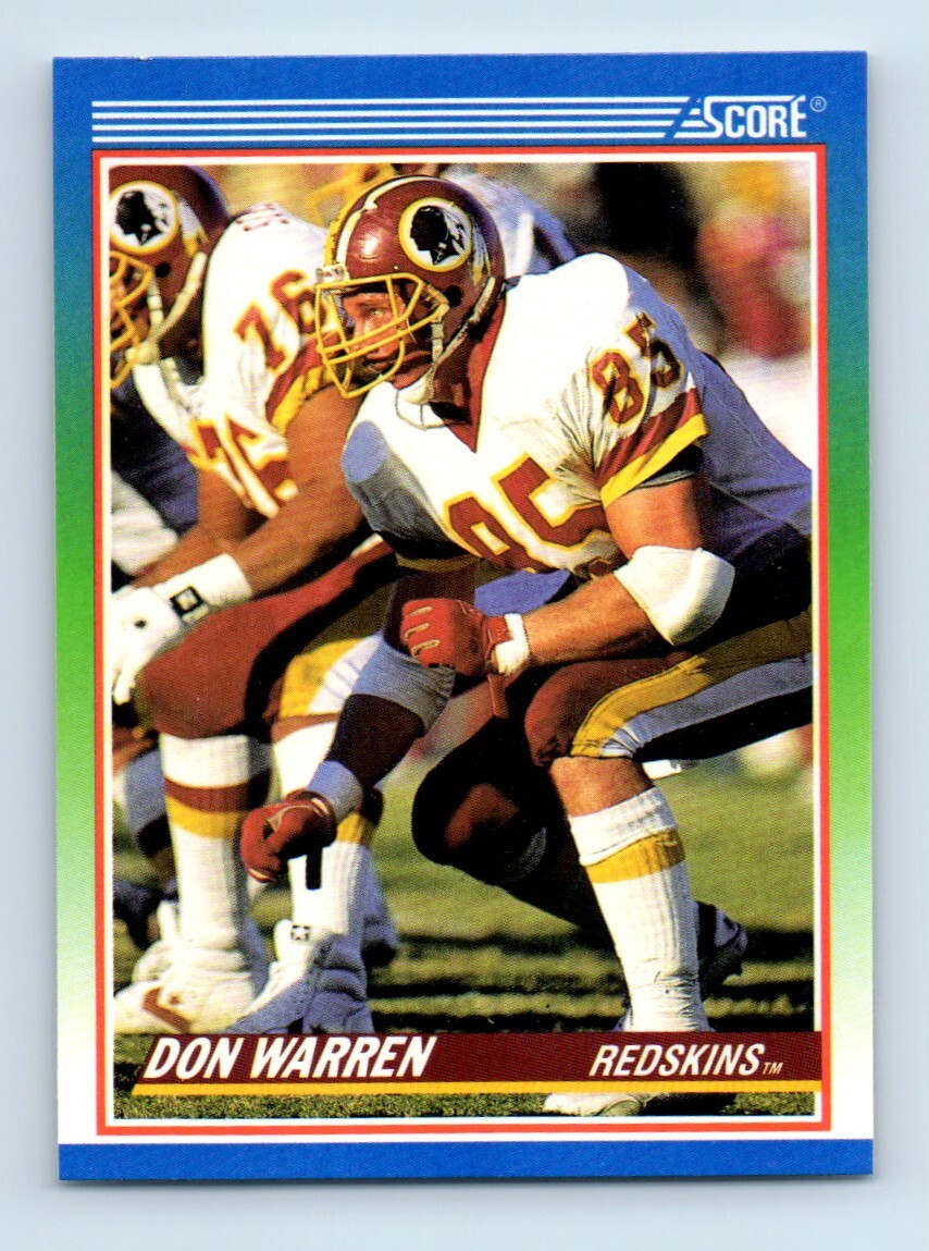 1990 Score Don Warren Washington Redskins #331 | eBay