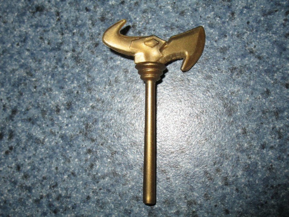 Hasbro Visionaries Darkstorm Figure GOLD AXE Part Lot Weapon Accessory ...