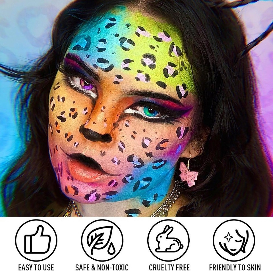 Athena Face Paint 20 Colours for Theatre Make-Up - Halloween Body ...