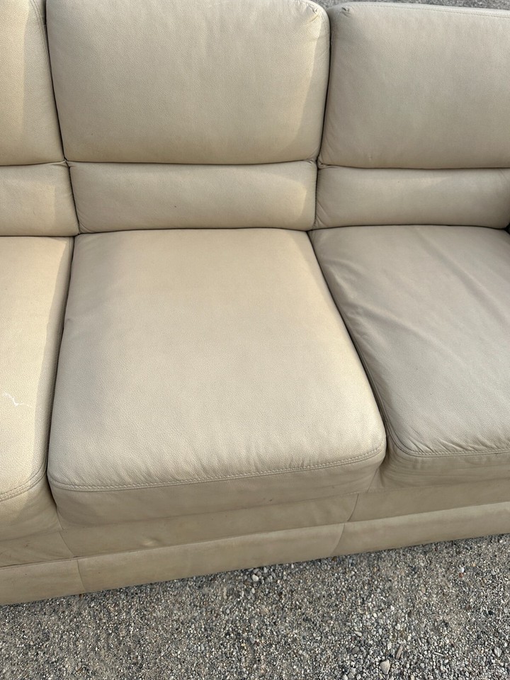 Flexsteel 71" Jack knife Sofa Bed Couch TAN RV Boat Motorhome jackknife ...