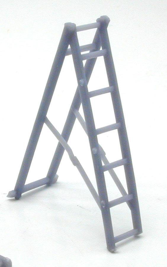 STEP LADDERS (3) EXTENSION LADDERS (3) 1/87 HO Scale Resin Print. | eBay