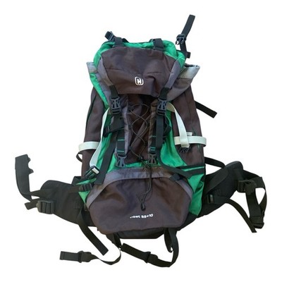 HI GEAR TIBET 55+10 RUCKSACK BACKPACK CAMPING HIKING DofE Green Grey ...