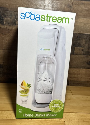 Soda Stream Jet A200 White & Gray , Carbonated Drink Maker W/ New Co2 ...