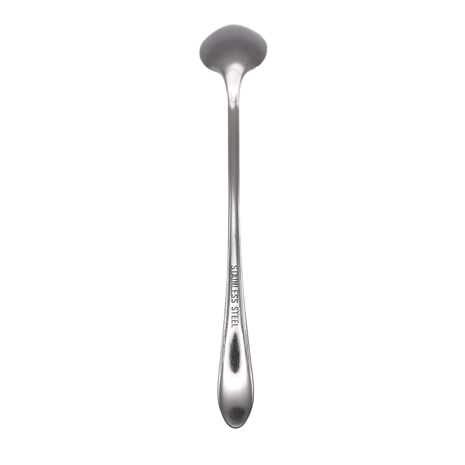 6 Long Handle Teaspoons Tea Spoon Stainless Steel Coffee Latte Ice ...