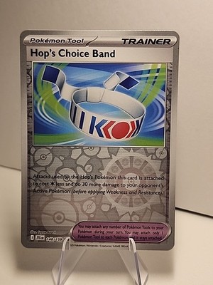 Hop's Choice Band 148/159 Sv09: Journey Together Reverse Holo Pokémon ...