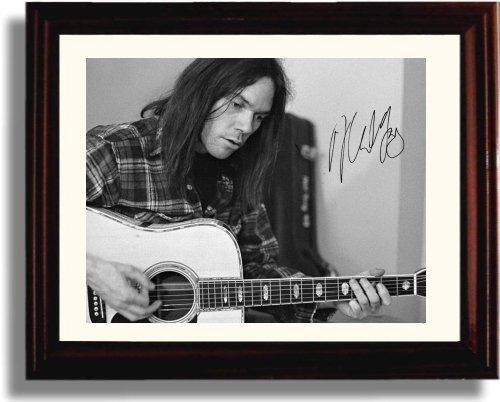 16x20 Framed Neil Young Autograph Promo Print | eBay