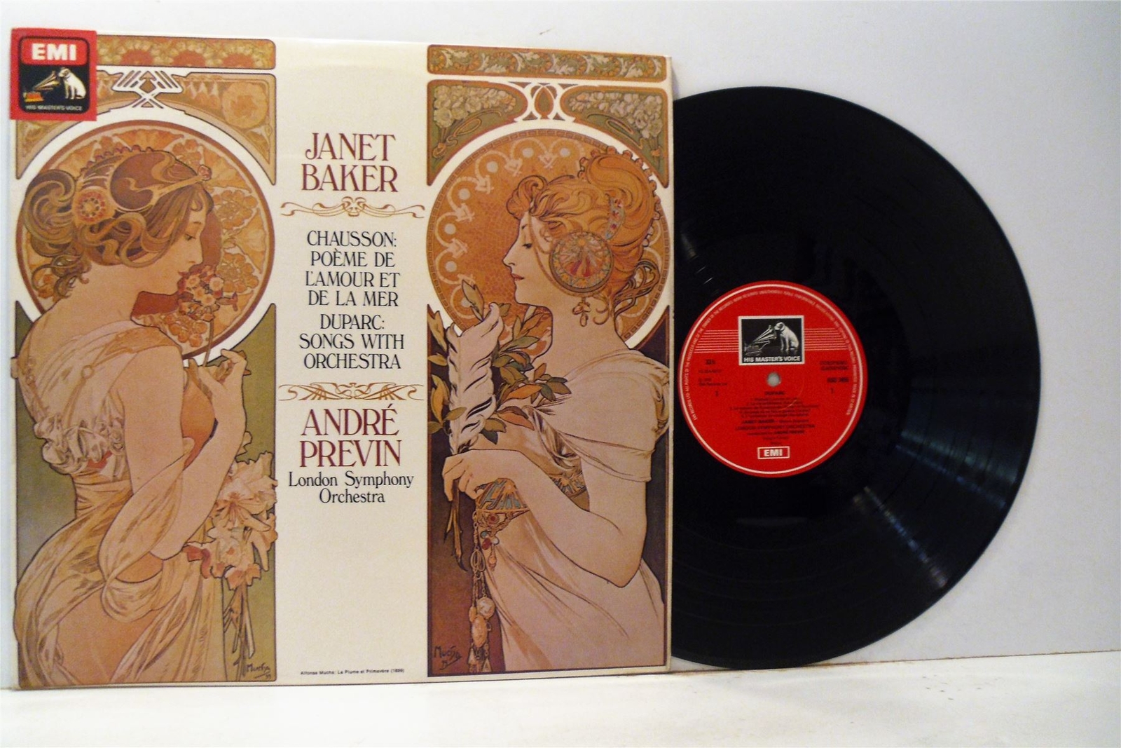 BAKER, PREVIN chausson poeme de l'amour et de la mer LP ASD 3455, vinyl ...