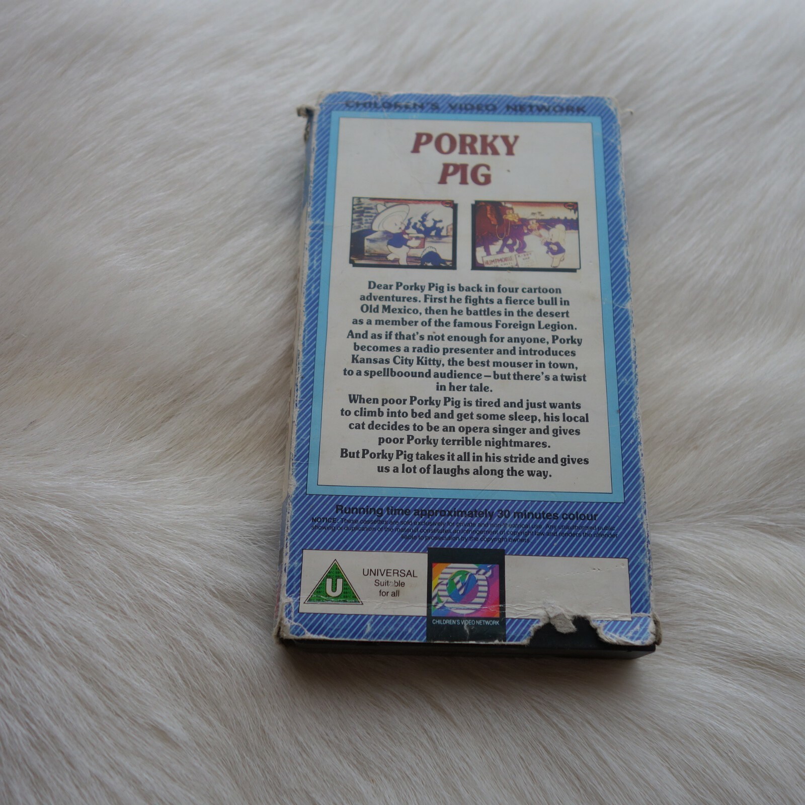 Vintage PORKY PIG VHS Vintage Looney Tunes | Grelly USA