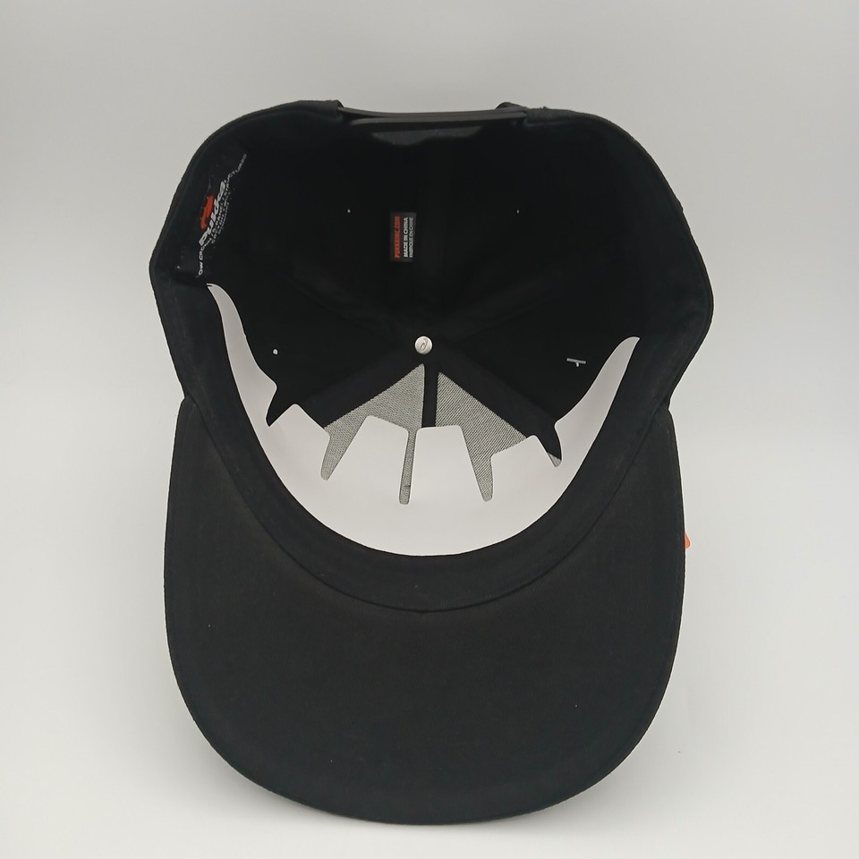 Pine Canyon Flagstaff Golf Club Hat Cap Snapback Black White Rubber ...