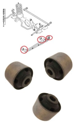 Rear Control Arm Axle Bushes Bushings for Mitsubishi Pajero Shogun ...