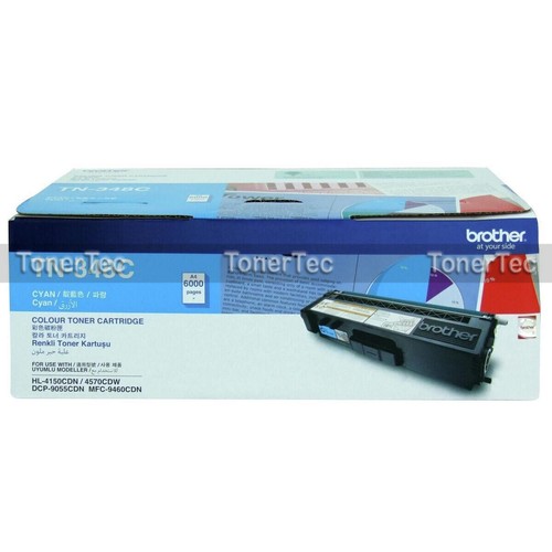 *Opened Box* Genuine Brother TN348C CYAN HY Toner for DCP9055CDN MFC ...