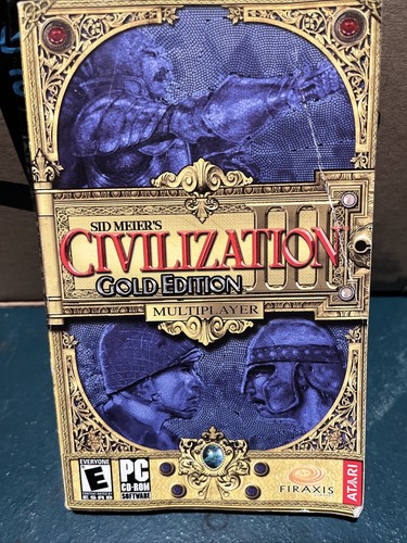 Sid Meiers Civilization III 3 Gold Edition PC 2003 ATARI Interactive ...
