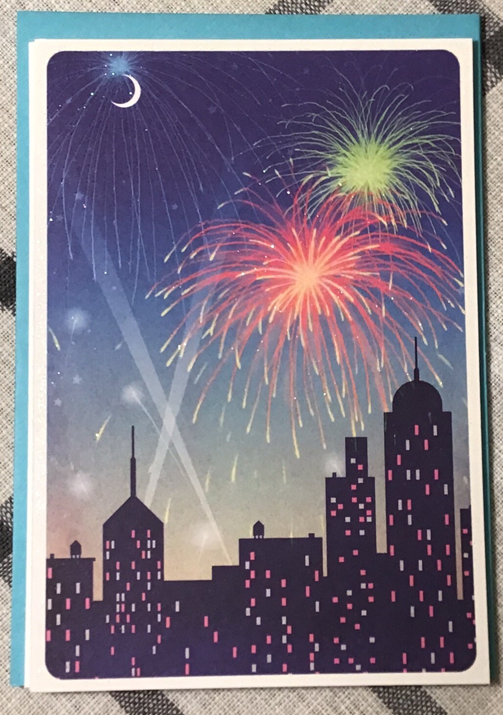 3 Hallmark Happy New Year Cards Anyone Family Friends Fireworks Card | eBay