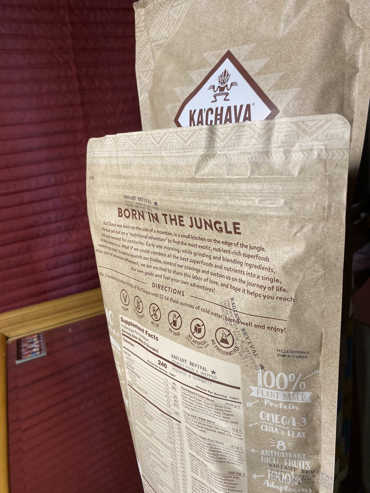 Ka Chava Superfood Only Vanilla Plant Protein Powder, Pancakes, Bundle ...