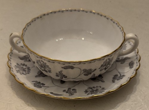 Spode Copeland Colonel Gray China Gold Trim 8 Piece Place Setting Many ...
