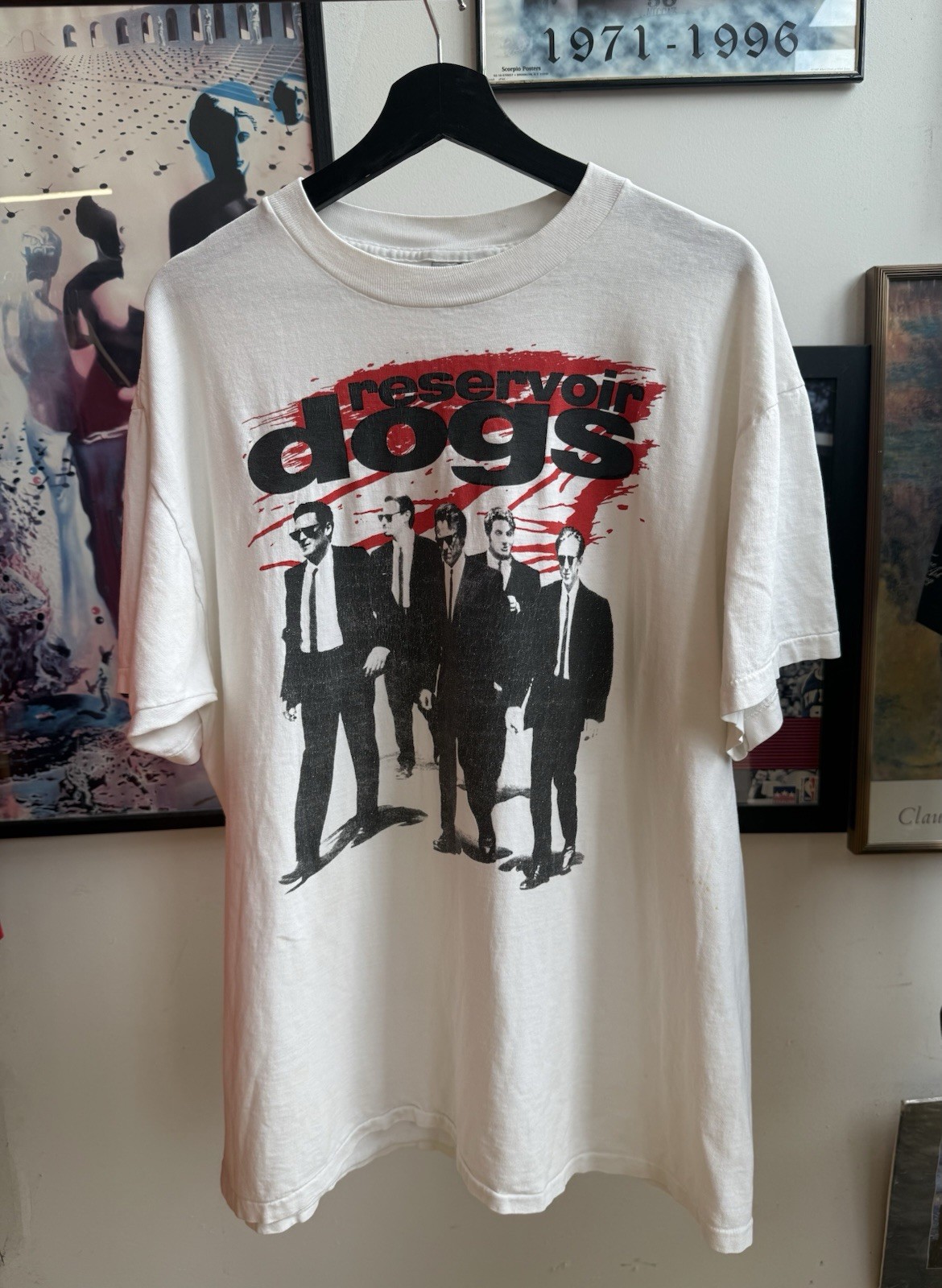 Vintage 90s Reservoir Dogs Movie Promo T-Shirt Sz XL Quentin Tarantino ...