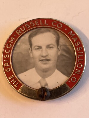 RARE 🇺🇸VINTAGE /THE GRISCOM-RUSSELL COMPANY EMPLOYEE ID BADGE 👀 LQQK 👀 ...