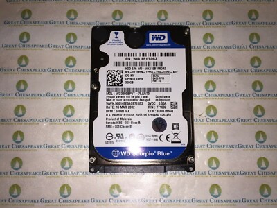 Western Digital Scorpio Blue 320GB WD3200BPVT-75JJ5T0 2.5" SATA PN ...